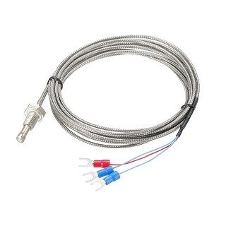 K Type Temperature Sensor M6 Thermocouple 10ft -50 to 200°C(-58 to 392 ...