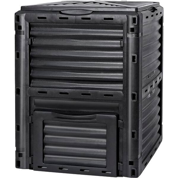80 Gallon (300 L) Garden Compost Bin - Large Outdoor Composter - Bed ...