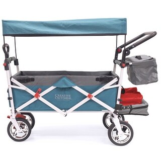 Silver Series Folding Stroller Wagon - Teal - Bed Bath & Beyond - 36696095