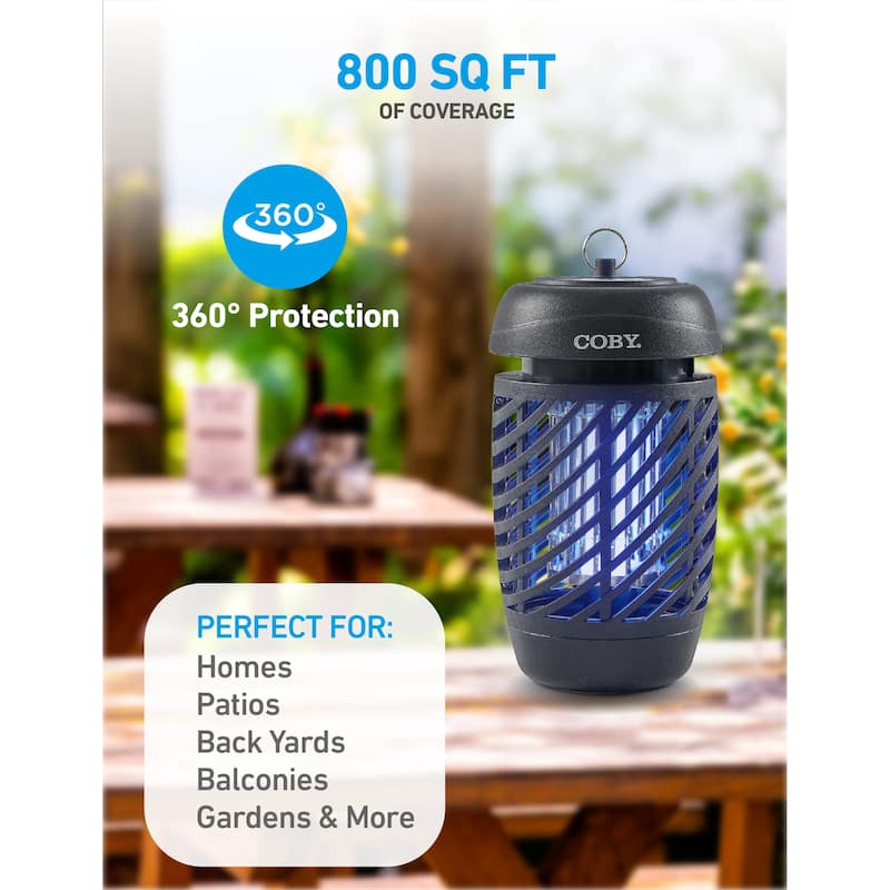 Indoor / Outdoor Hanging Bug Zapper - (10W) - Overstock - 34803719