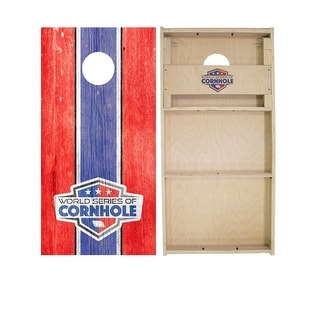 Red and Blue Stripes Regulation 2x4 Cornhole Board Set - Bed Bath ...