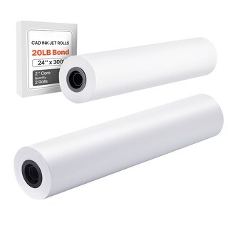 UIMOSO Wide Format Paper,CAD Bond Rolls with Core, 20 LB Bond Paper ...
