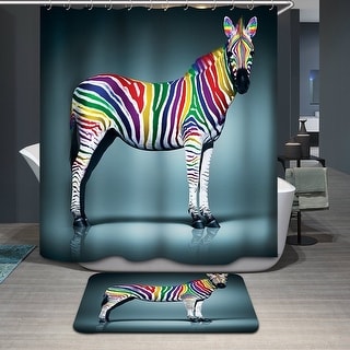 72 X 72 Inch zebra digital printing Shower Curtain - Bed Bath & Beyond ...