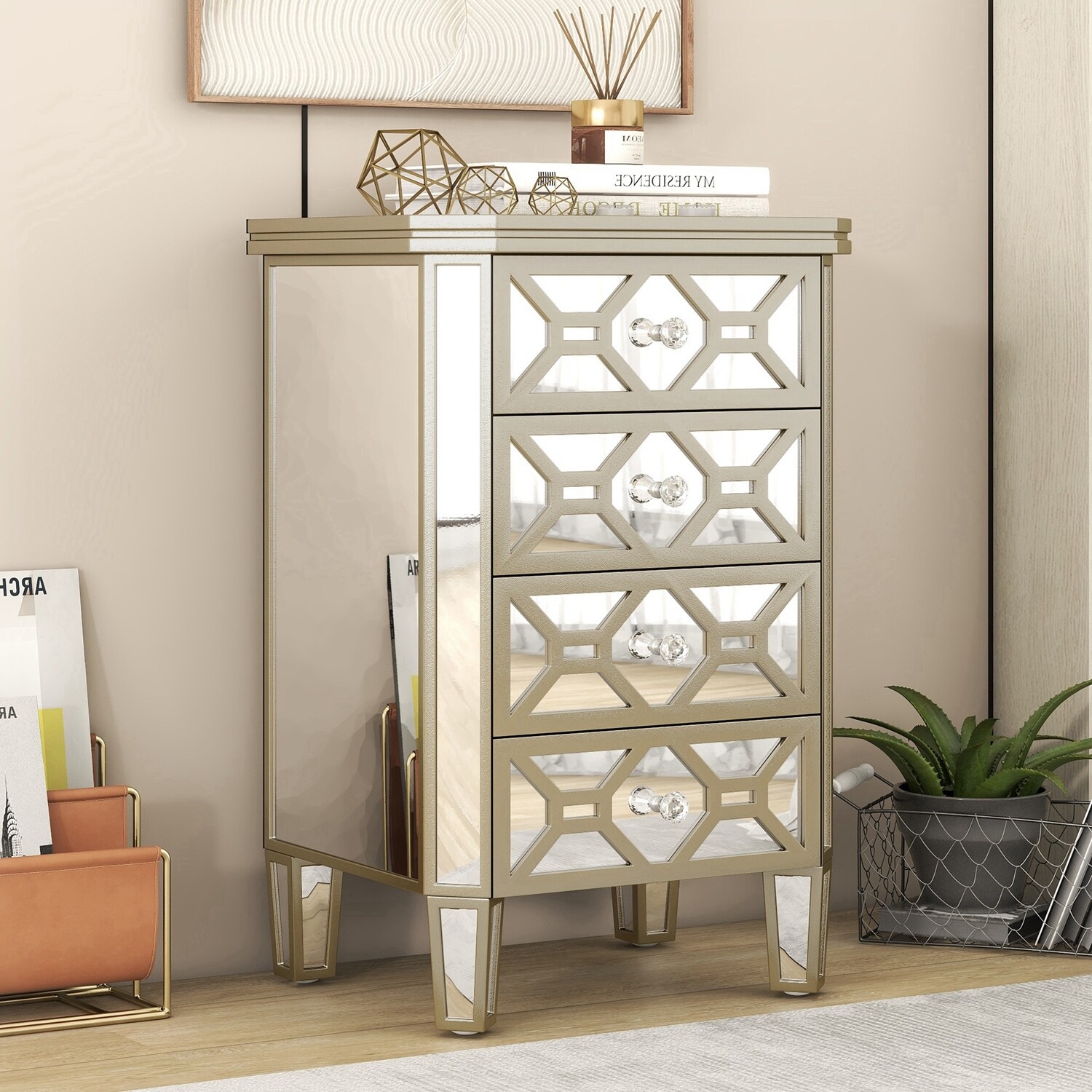 Mirrored Finish Dressers - Bed Bath & Beyond