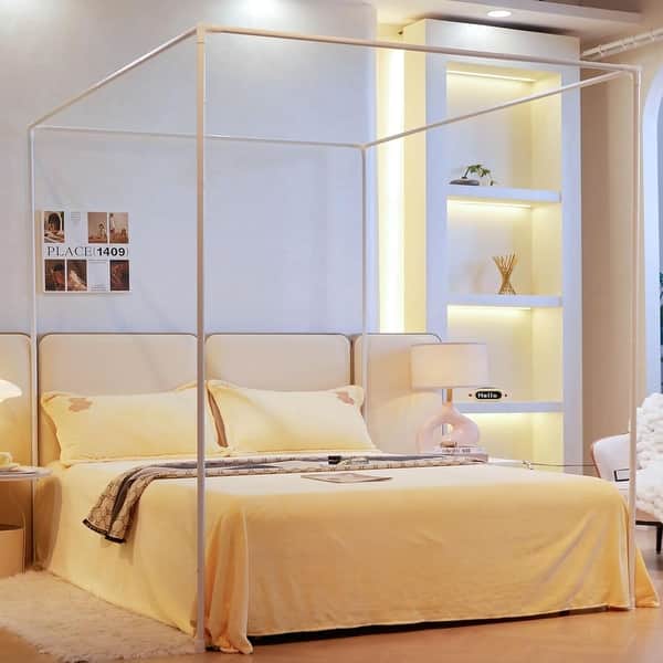 Premium Canopy Bed Frame Post for King Size Beds with Enhanced Metal ...