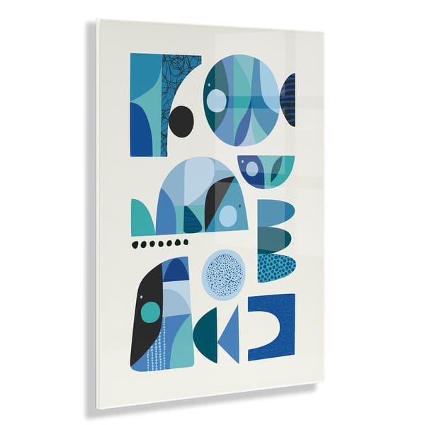 Kate and Laurel Fish Blue Acrylic Art by Rachel Lee of My Dream Wall ...