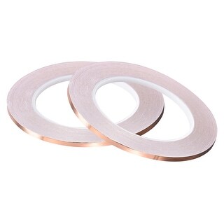 Single-Sided Conductive Tape Copper Foil Tape 4mm x 30m/98.4ft 2pcs ...