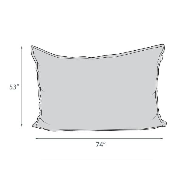 Lounge & Co Jumbo Crash Pillow - Bed Bath & Beyond - 34248299