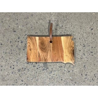 Acacia Wood "South Dakota" Cutting Board - A - Natural - Bed Bath ...