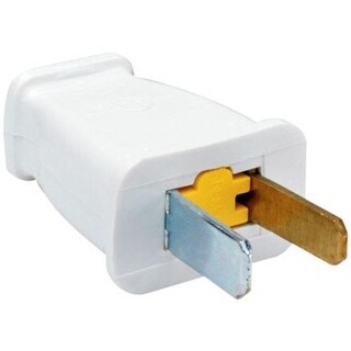Pass & Seymour SA540WCC10 Dead Front Plug White, 15 Amp, 125 Volt - Bed ...