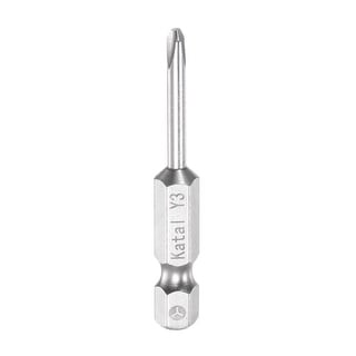 Y3 Magnetic Tri-point Y Type Screwdriver Bit 1/4" Hex Shank 2" Length ...