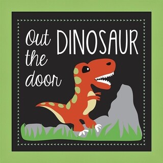 Erin Clark 'Dinosaur' Framed Art - Bed Bath & Beyond - 33533146