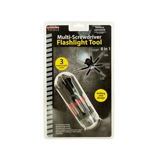 8-in-1 Multi-Screwdriver Flashlight Tool - Pack of 4 - Bed Bath ...