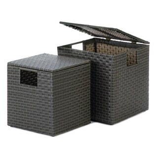Monterey Wicker Storage Trunks (Set of 2)18x18x18" - Bed Bath & Beyond ...