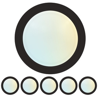 Luxrite 6 Inch LED Disk Lights, Dimmable Flush Mount Ceiling Light ...