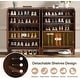 5-Tier Adjustable Shoe Cabinet with Doors for 20 Pairs - Bed Bath ...