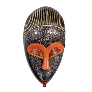 Handmade Adom Ahoto African Wood Mask (Ghana) - Bed Bath & Beyond ...