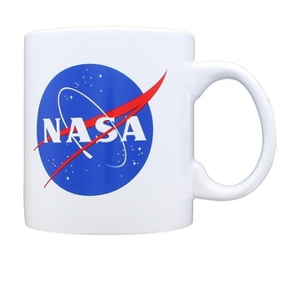 NASA Logo 20oz Ceramic Coffee Mug - White - Bed Bath & Beyond - 31412681