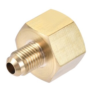 1/4 SAE Flare Male 1/2 SAE Female Thread Tubing Brass Pipe Fitting ...