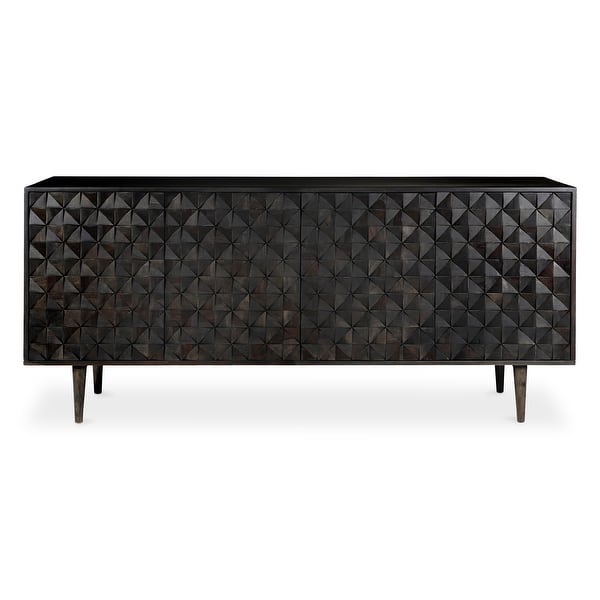 Macari Rustic Solid Wood Textured Door Sideboard - Bed Bath & Beyond ...
