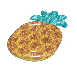 Swimline Giant Inflatable Unique Print Tropical Pineapple Pool Float ...