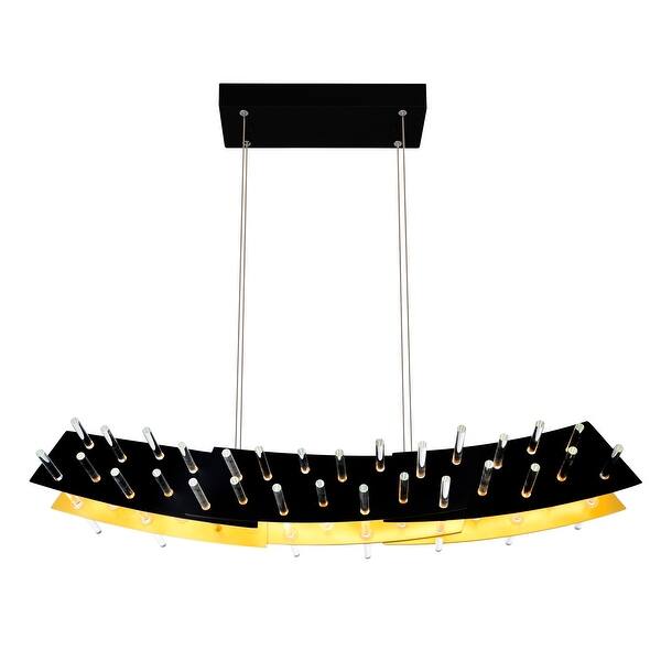 Gondola LED Chandelier With Black Finish - Bed Bath & Beyond - 32964931