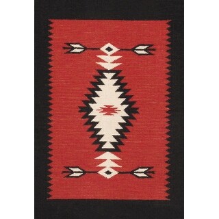 Pasargad Home Tuscany Red Wool Reversible Area Rug - 2' 1'' X 2'11 ...
