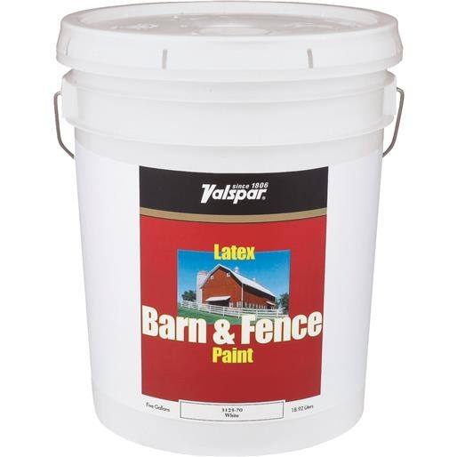 Valspar Ltx Flat Wht Barn Paint 018.3125-70.008 Unit: PAIL - Bed Bath ...
