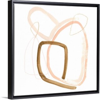 "Minimal Vibration II" Black Float Frame Canvas Art - Bed Bath & Beyond ...