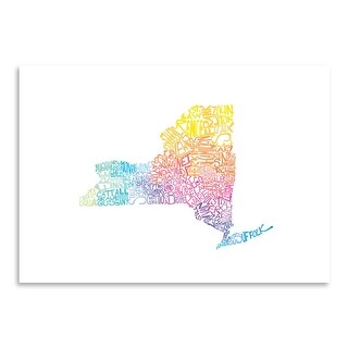 Americanflat - New York Spring by Capow - 16"x20" Poster Art Print ...