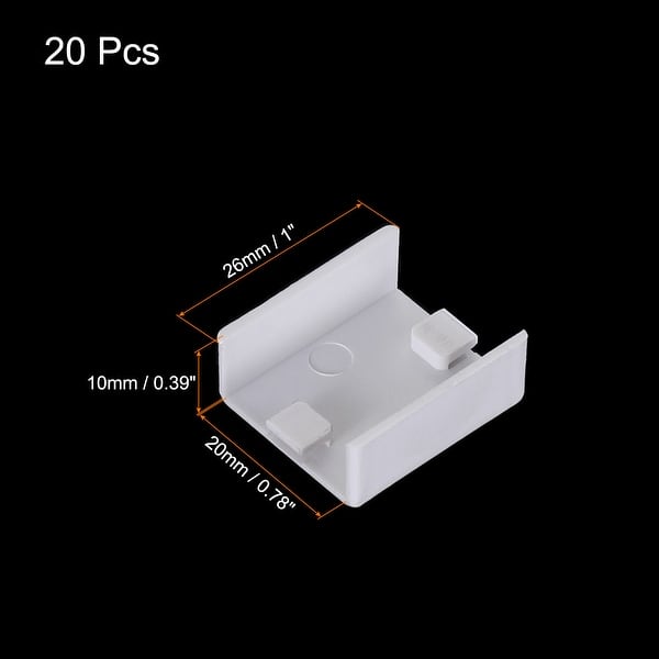 Straight Connectors Channel Raceway Fitting 0.78 in X0.39 in for Home ...