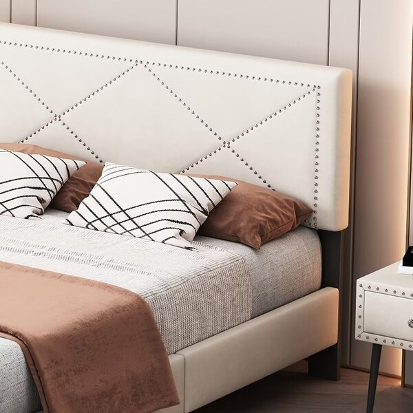 Tufted ottoman bed store