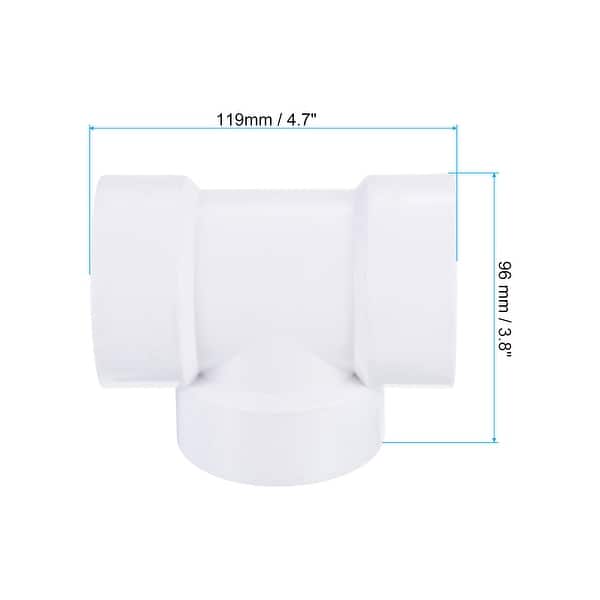 UPVC Pipe Fitting 2PT Female Thread Tee Socket Hose Connector White ...