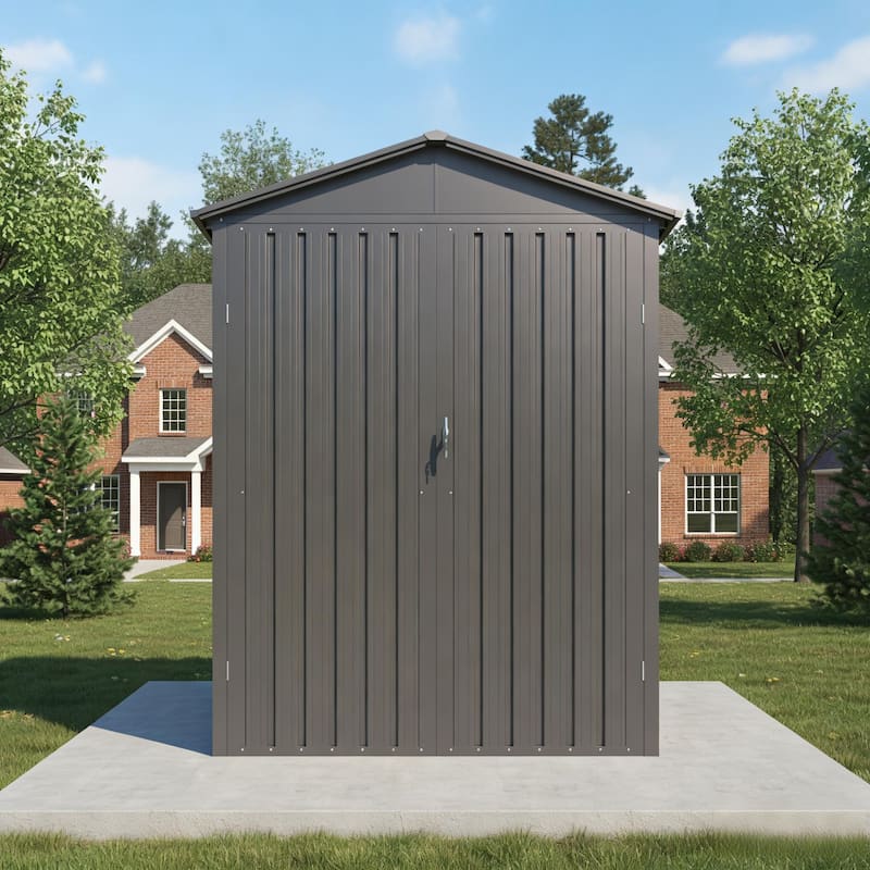 Roomfitters Motorcycle Outdoor Steel Storage Shed Window Heavy Duty ...