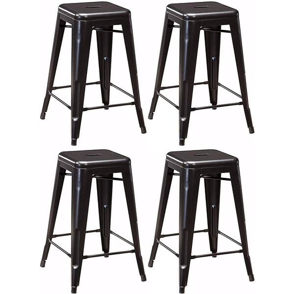 Ashley Furniture D542-024 Two-Toned Browned Pinnadel Bar Stool (4 Pack ...