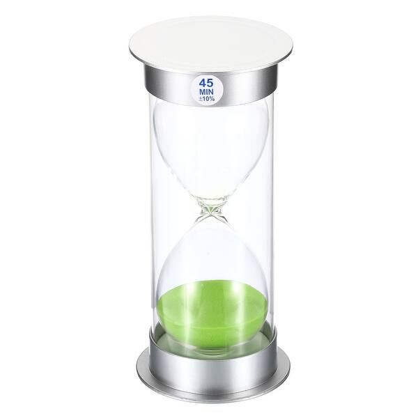 45 Minute Sand Timer, Sandy Clock Count Down Sand Glass, Green Sands ...