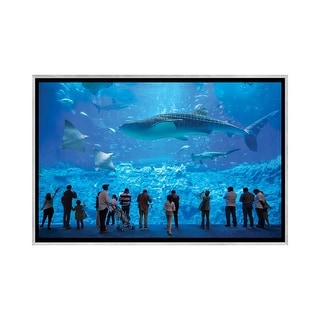 iCanvas "Whale Sh-rk At The Osaka Kaiyukan Aquarium" by Jan Becke ...