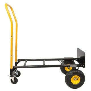 Hand Truck Dual Purpose 2 Wheel Dolly Cart and 4 Wheel Push Cart for ...