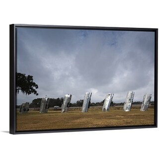 "Buried aluminum car trailers, Airstream Ranch, Dover, Florida" Black ...