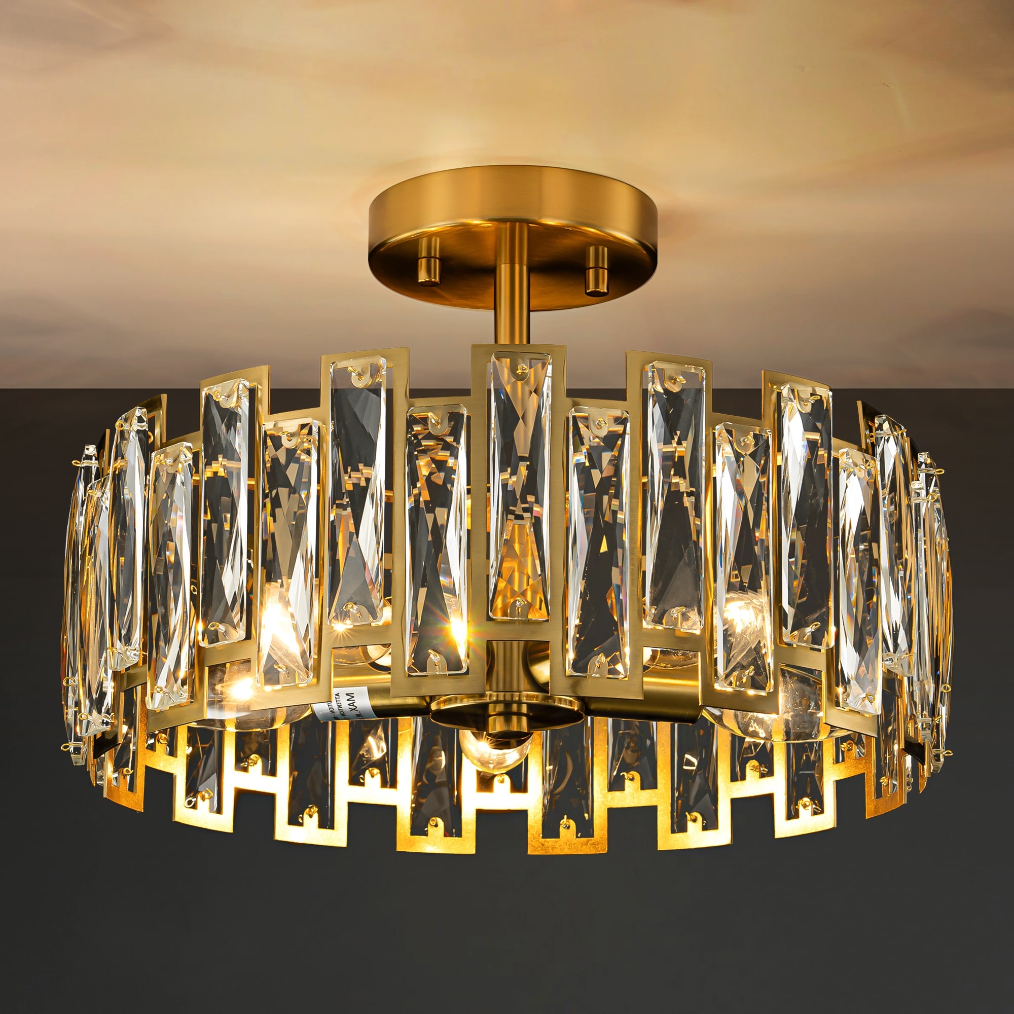 Modern & Contemporary Semi-Flush Mount Ceiling Lights - Bed Bath & Beyond