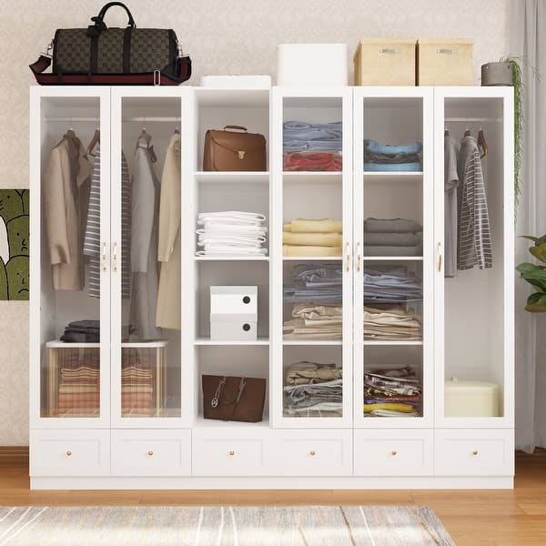 Chic Modular Closet System Wardrobe Units Armoires Home Organization ...