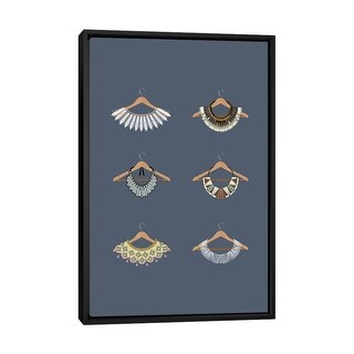 iCanvas "Rbg Minimalist Collars" by Holly Van Wyck Framed - Bed Bath ...