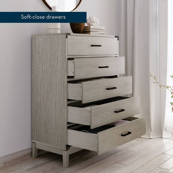 Plank and Beam Contempo 5 Drawer Dresser - Bed Bath & Beyond - 37306497
