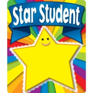 Star Student Motivational Stickers, 24 Per Pack, 12 Packs - Bed Bath ...