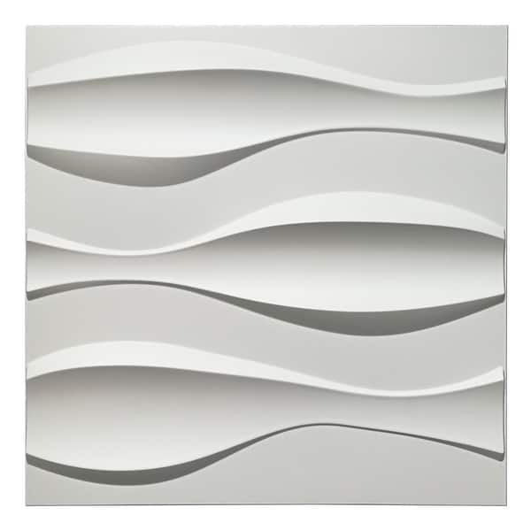 Art3d 3D Wall Panels PVC Wave Design III (32 Sq.Ft) - Bed Bath & Beyond ...