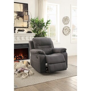 Contemporary Motion Recliner Chair 1pc Glider Rocker Recliner Living ...
