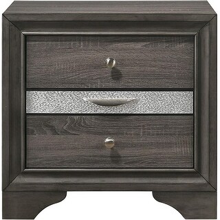Jewelry Drawer Nightstand Storage Cabinet with Single Pull Knobs Handle ...