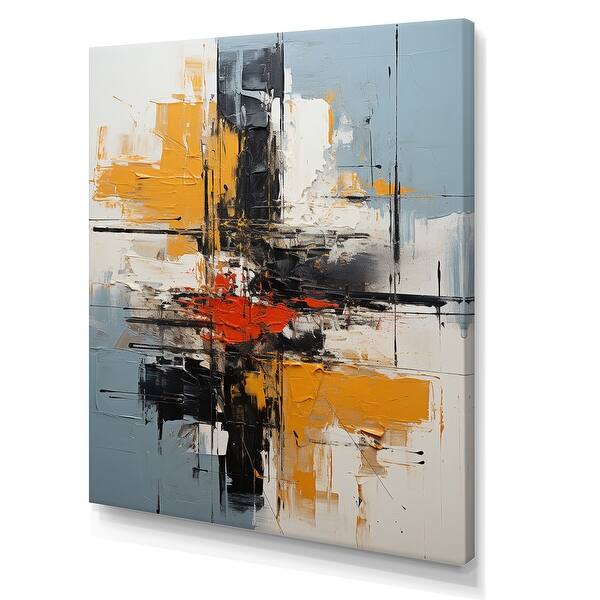 Designart "Deconstructed Colorfields Minimal Abstract I" Abstract ...