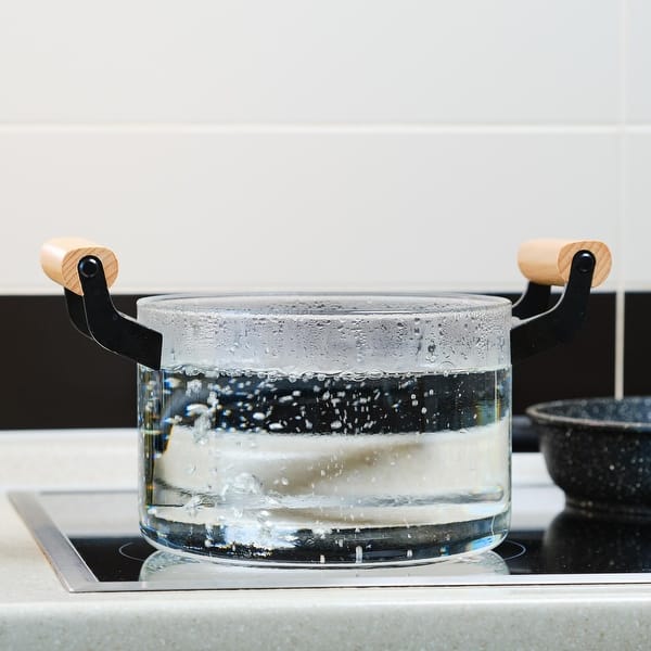 STP Goods Borosilicate Glass Stock Pot w/ Glass Lid - On Sale - Bed ...