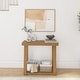 Plank and Beam Classic Console Table with Shelf - 36" - Bed Bath ...